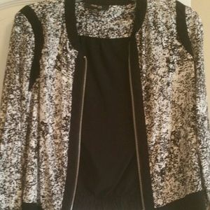 Style & Co. | Jackets & Coats | 64 Style Co Petite Blackwhite Jacket ...